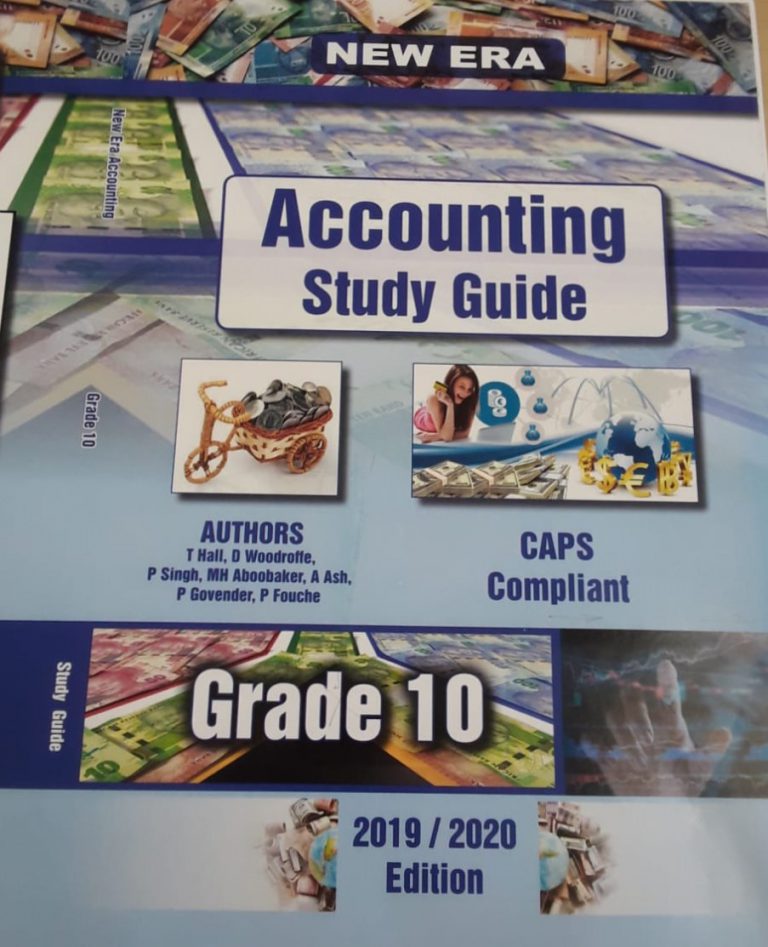 GRADE 10 NEW ERA ACCOUNTING STUDY GUIDE - New Era Accounting